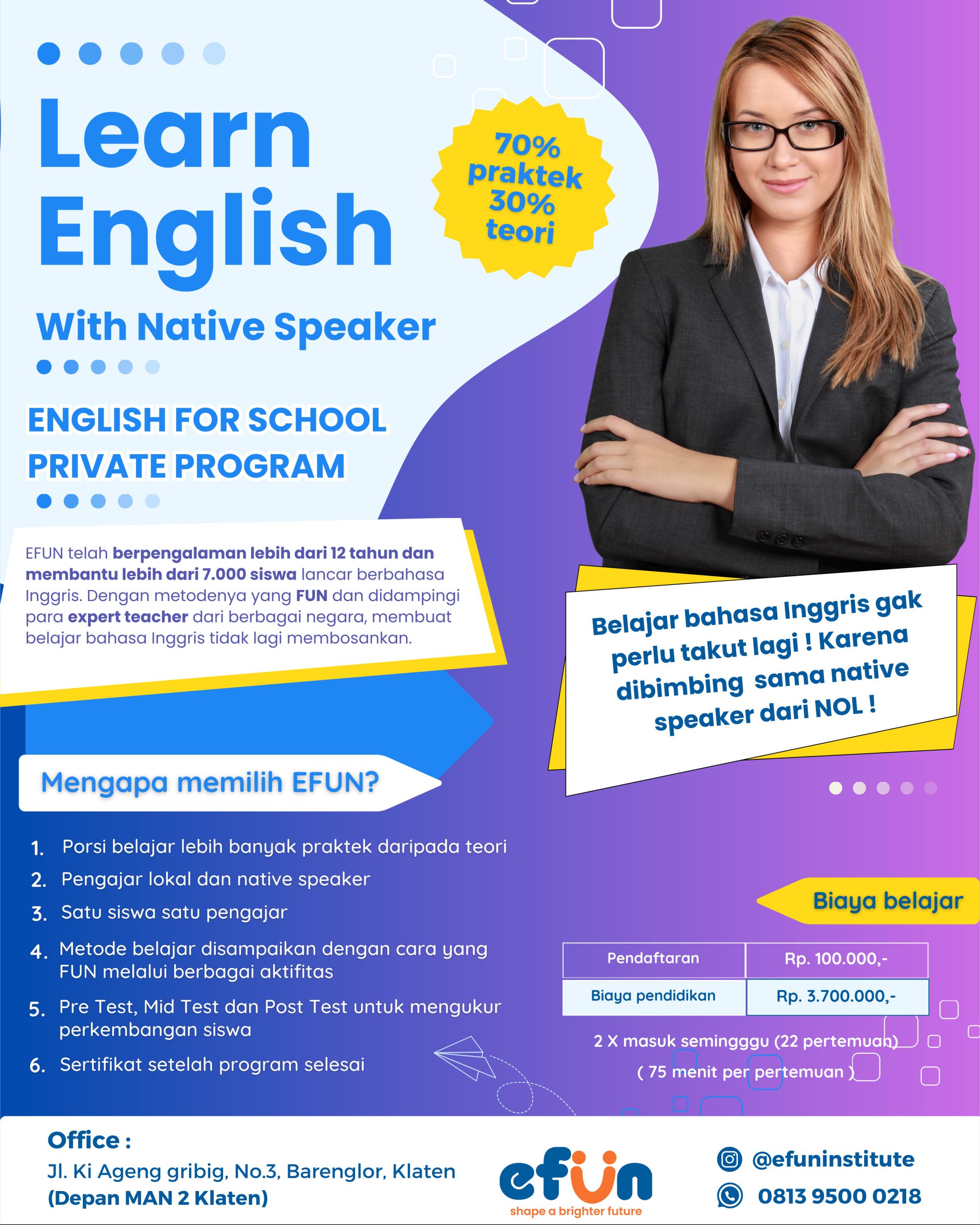Private English for School – Efun English
